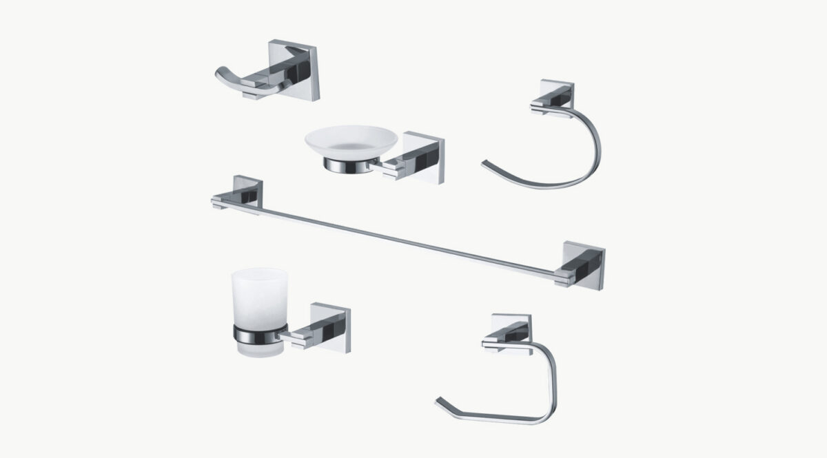 Accesorios para Baño – Accesorios línea 11000 cuadrado – Griferías