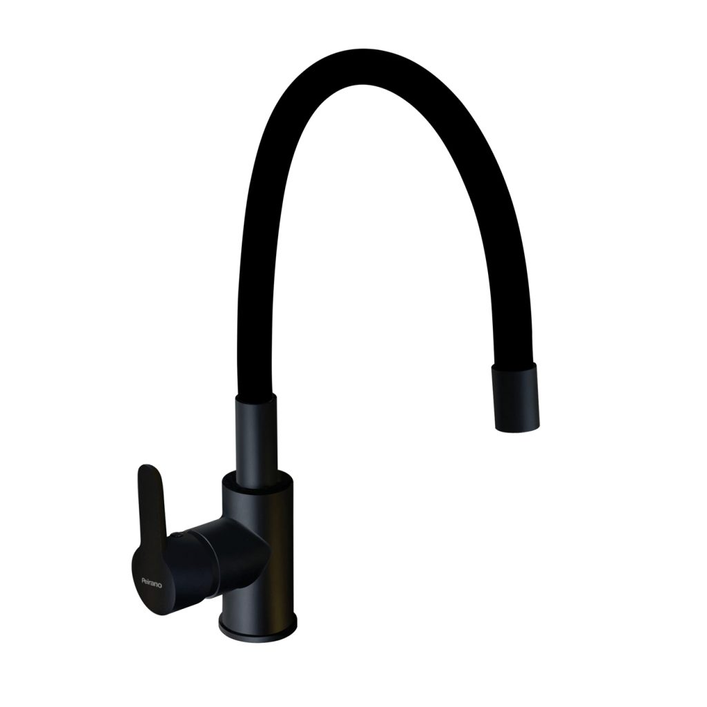Línea Colors Black - Monocomando de cocina - Griferia Peirano